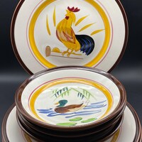 Vintage Cherry by Stangl Salad Plate - Etsy