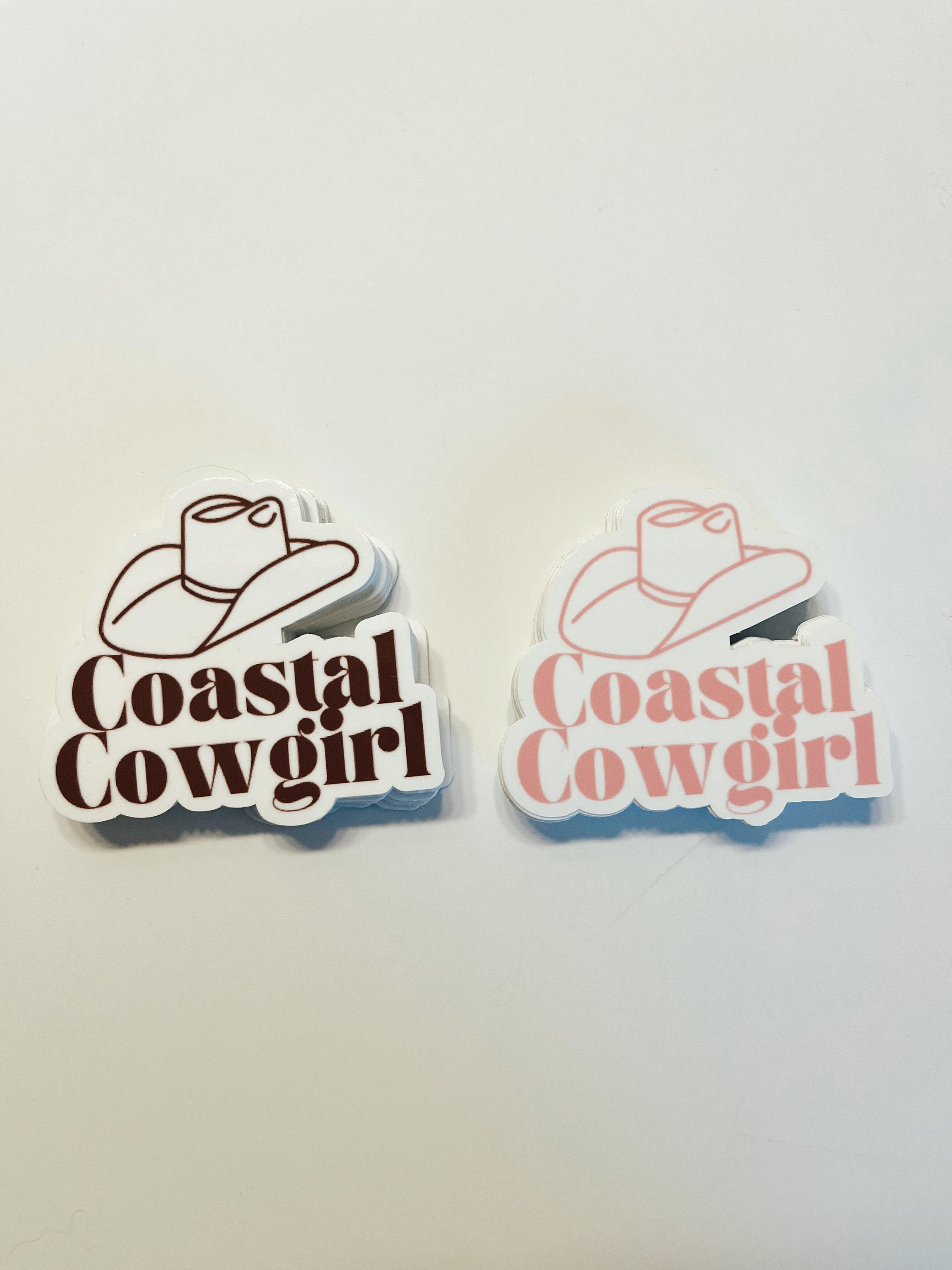 Coastal Cowgirl Sticker, Decal, Water Bottle Sticker, Cup Sticker - Etsy