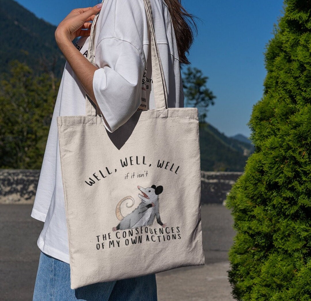 Opossum Tote - Opossum Meme - Possum Meme - Cute Possum Tote - Opossum ...