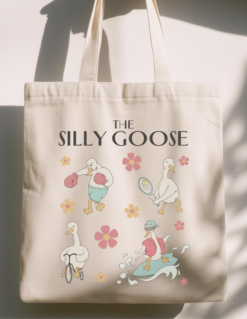 Silly Goose Tote - Silly Goose - Silly Goose Bag - Funny Goose - Funny ...
