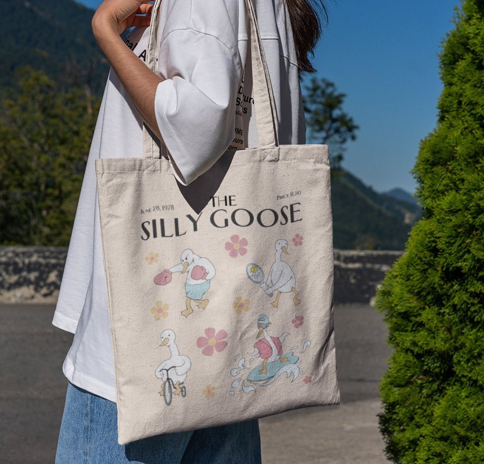 Silly Goose Tote - Silly Goose - Silly Goose Bag - Funny Goose - Funny ...