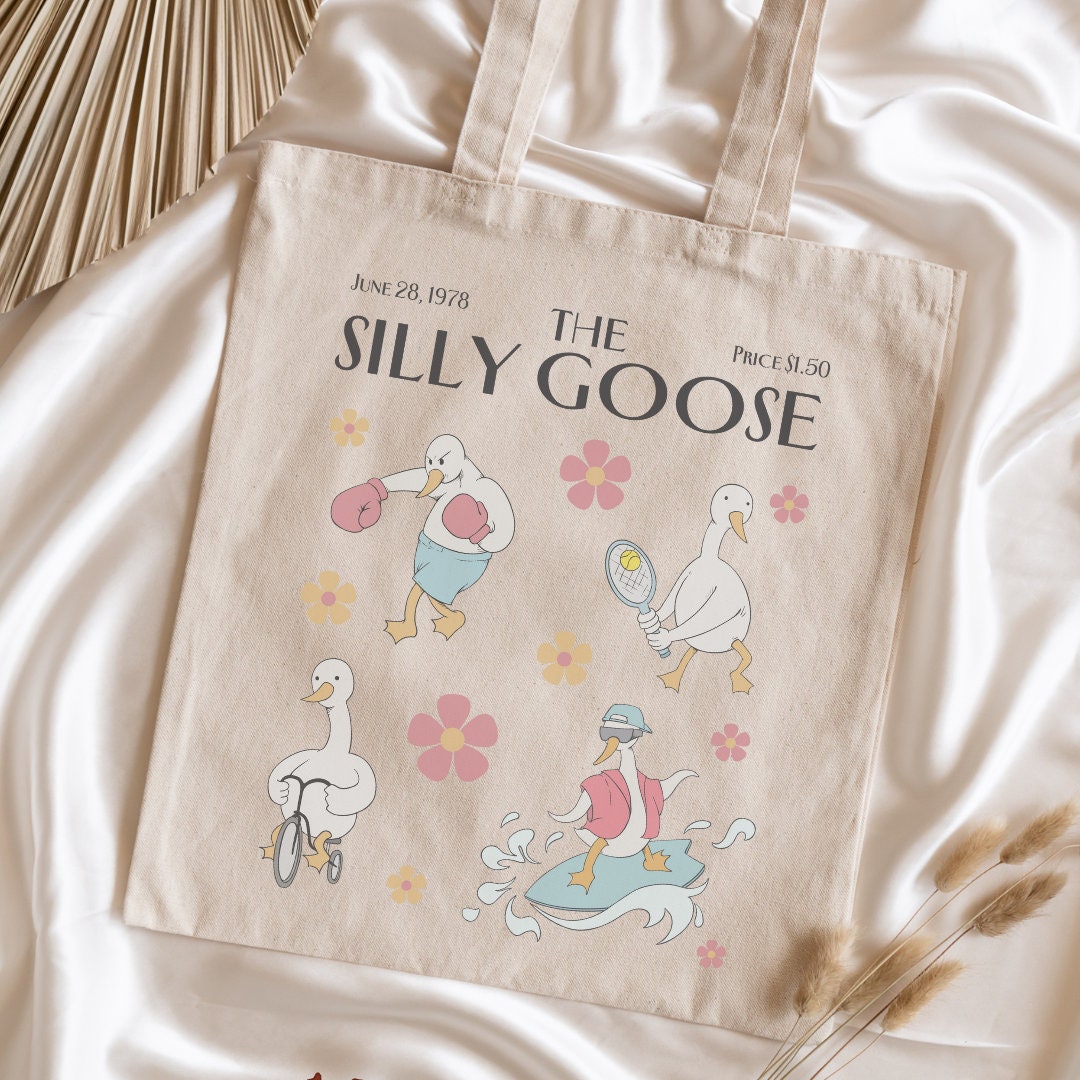 Silly Goose Tote - Silly Goose - Silly Goose Bag - Funny Goose - Funny ...
