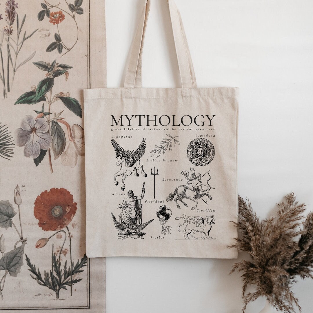 Mythology Tote - Greek Mythology Tote - Tote Bag Mythology - Tote Bag ...