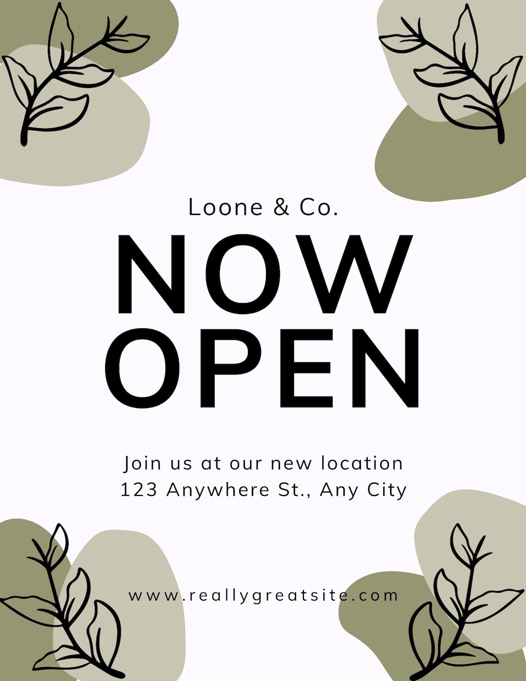 Now Open Flyer Template - Nationalshibarescue.org