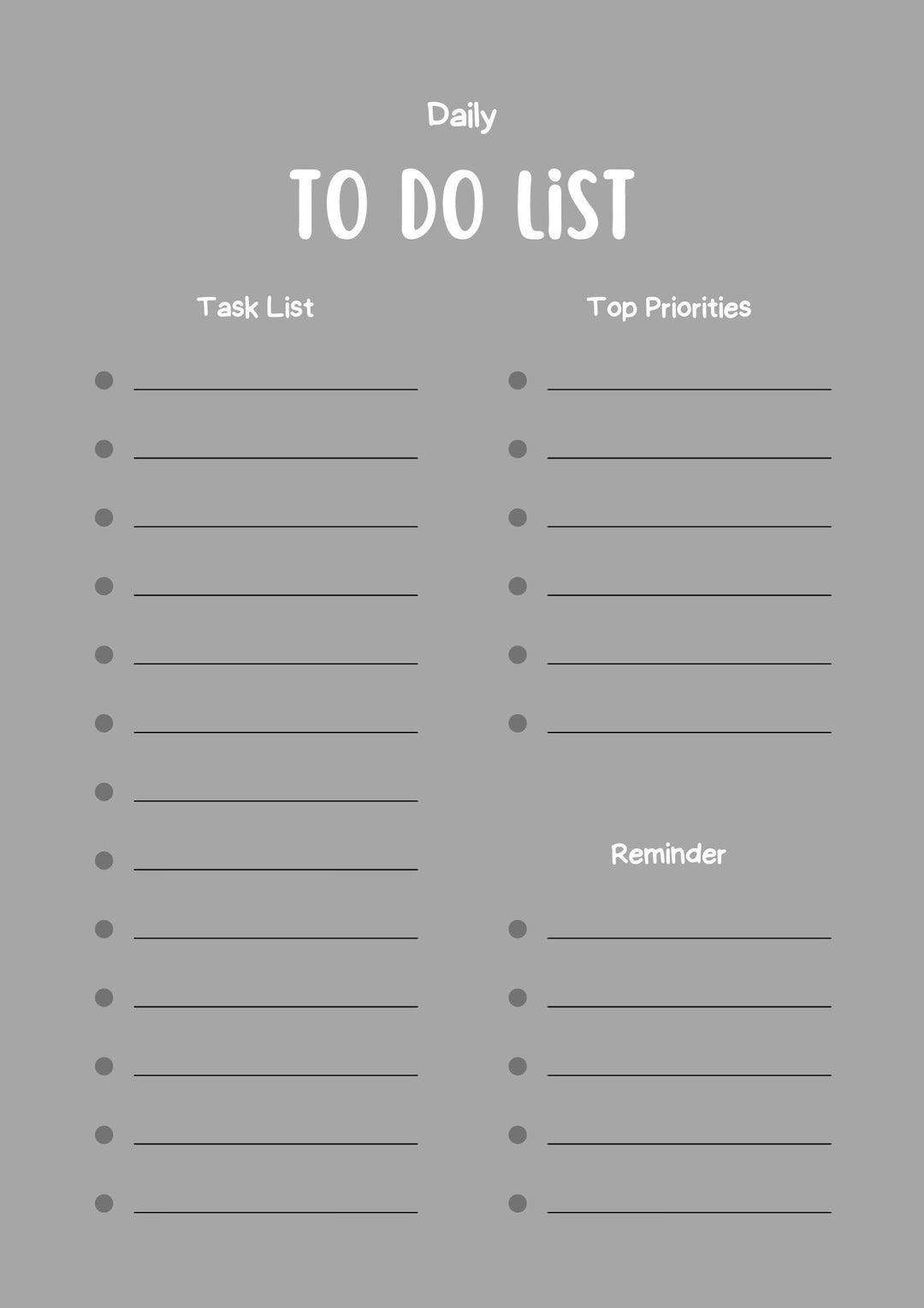 Daily Planner, Daily Schedule, To-do List - Etsy