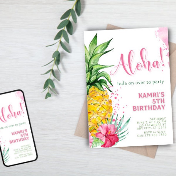 Aloha Theme Party - Etsy