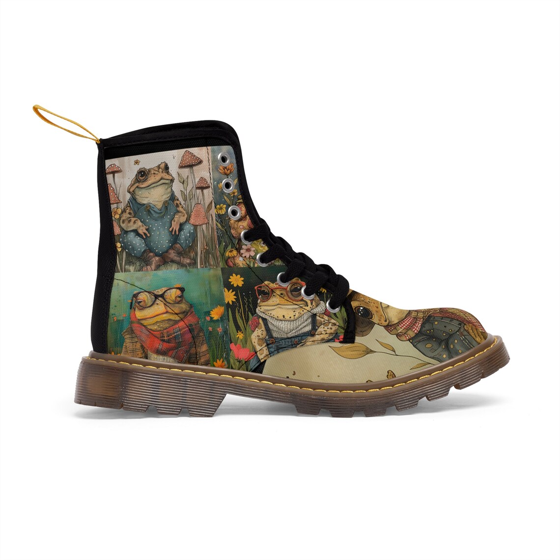 Toad Boots, Frog Boots, Cottage Core, Funky Boots, Boho, Bespoke Boots ...