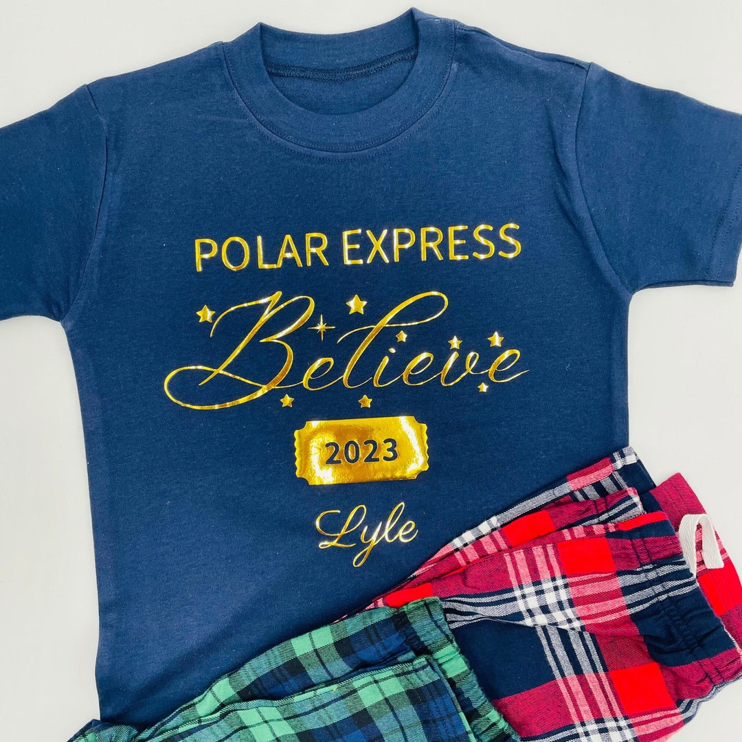 2025 Polar Express Matching Family Pyjamas, Pjs, Pyjamas, Christmas Eve ...
