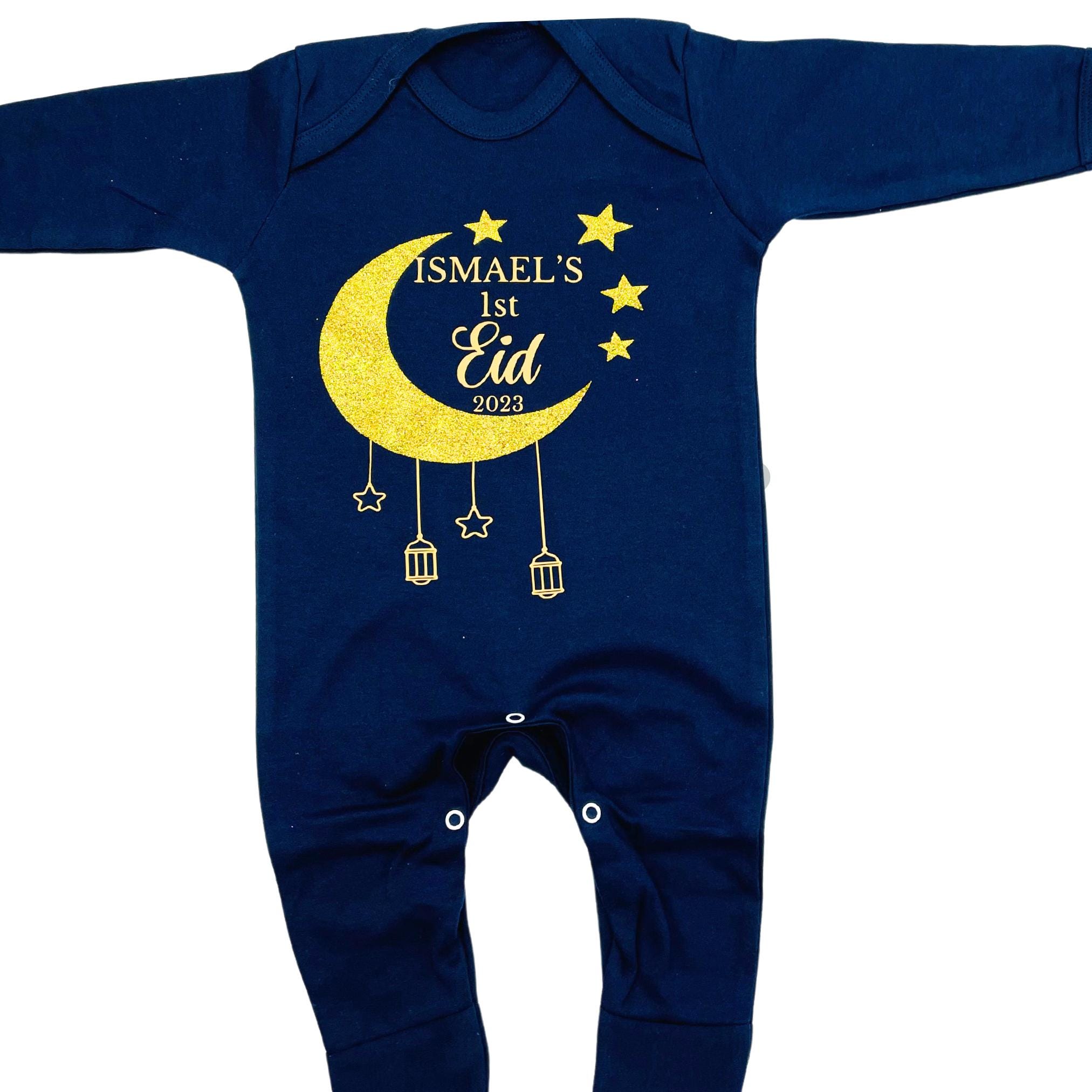 My First Eid Baby Bodysuit, Personalized Eid Outfit - Etsy