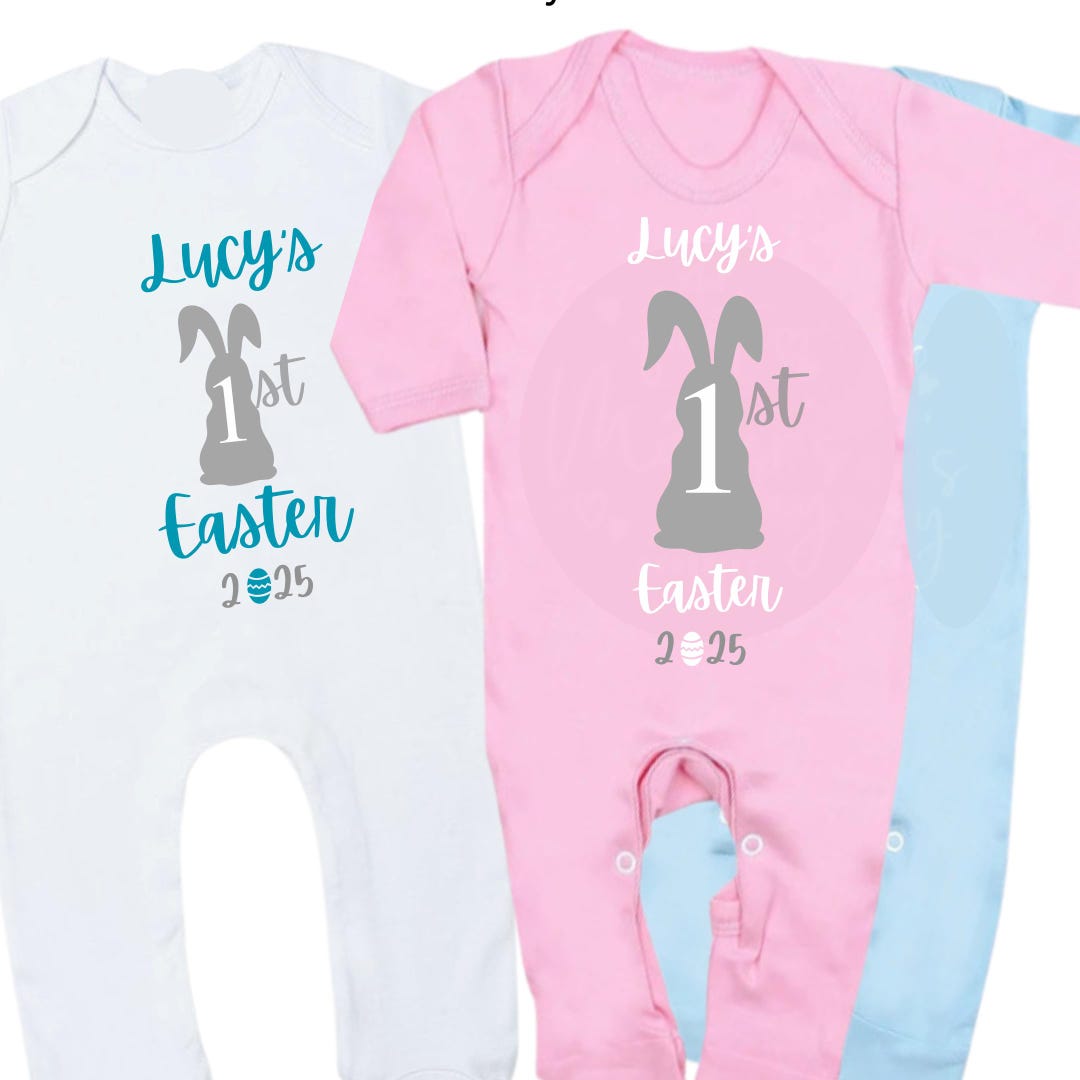 My First Easter Pyjamas, Pjs, Sleepsuit Easter Pjs, Children's ...