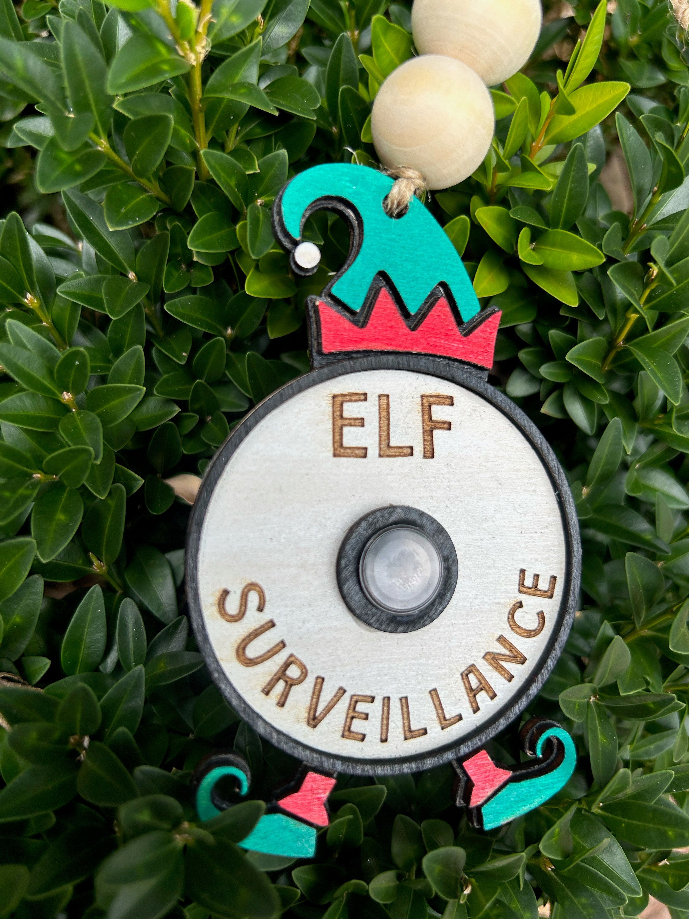 Santa Surveillance, Elf Surveillance, Santa Cam, Elf Cam. SVG Laser ...