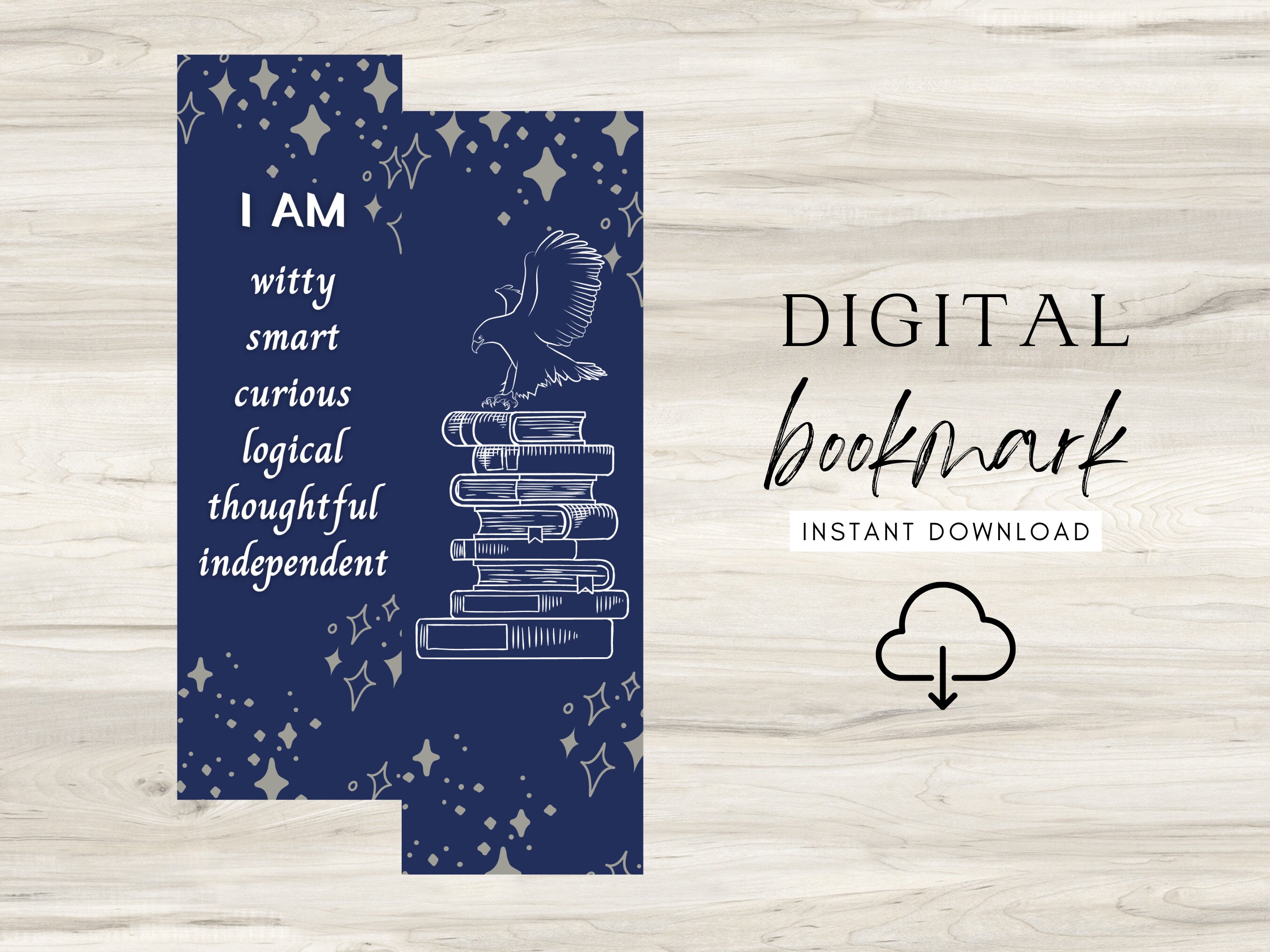 HP House Bookmarks, Digital Bookmarks, HP House Affirmations, Wizard ...