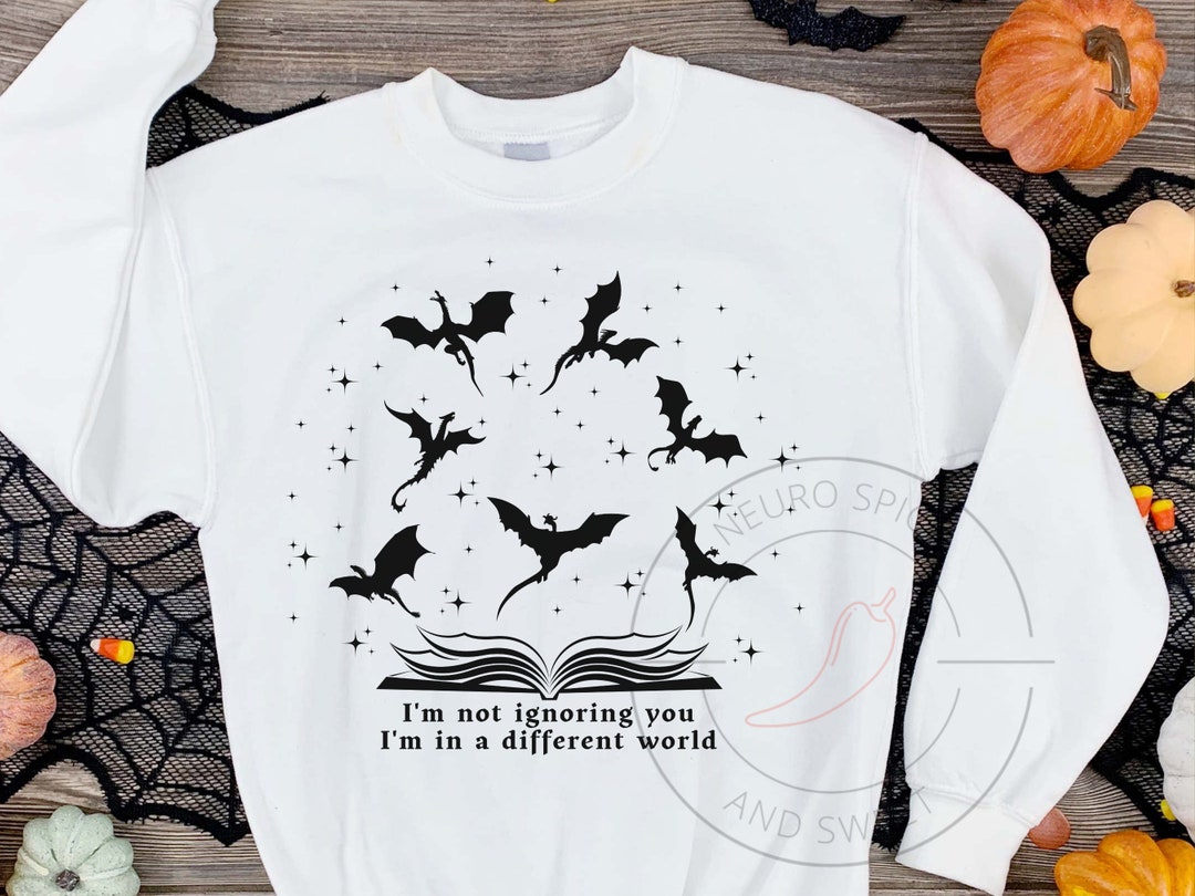 Booktok Merch, Dragon Wings, Book Dragon Shirt, Book Lover Sweatshirt ...