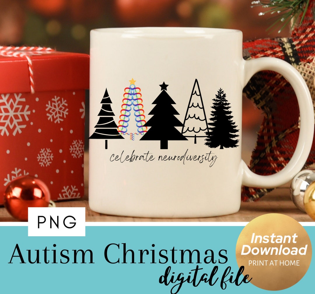 Autism Christmas Trees, Infinity Symbol, Autism Acceptance Png ...