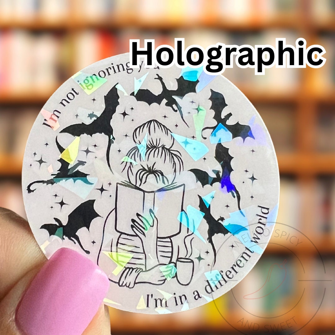 Fantasy Book Lover Sticker Dragon Fantasy Book Gift Ereader - Etsy