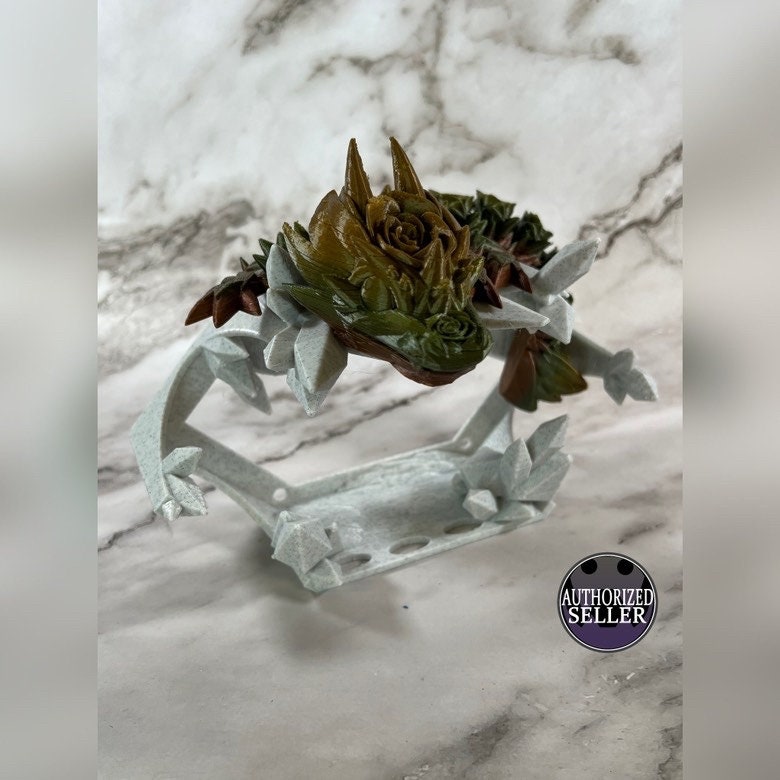 Crystal Stand for Articulated 3d Printed Creatures | Wall Mounted - Etsy