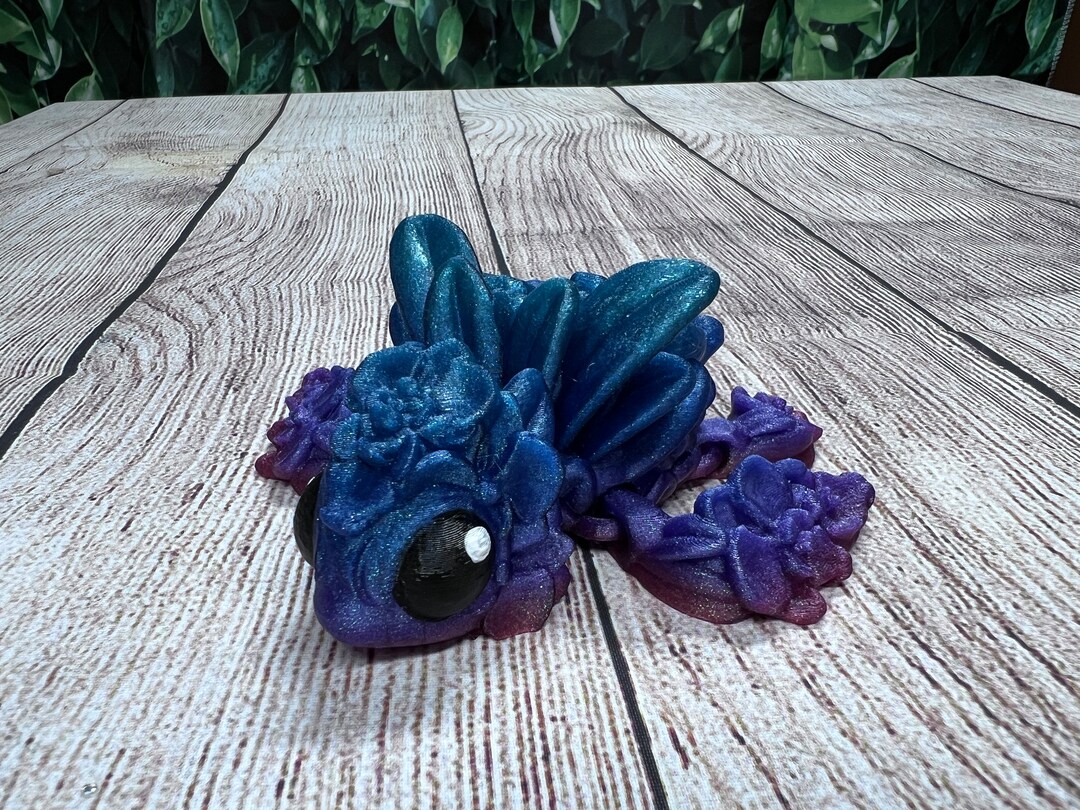 Orchid Turtle 3D Printed Articulated - Etsy