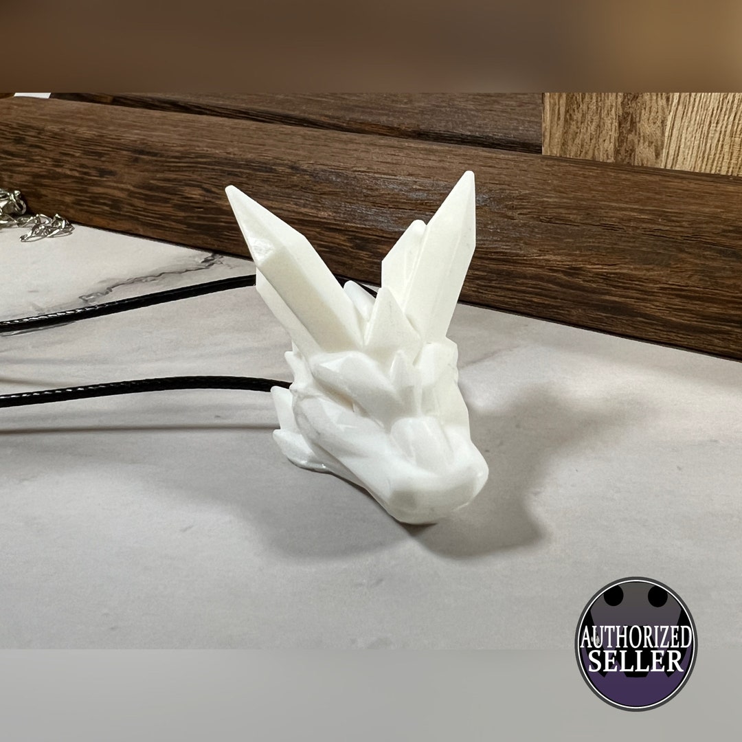 Crystal Dragon Necklace Pendant or Keychain | 3d Printed - Etsy