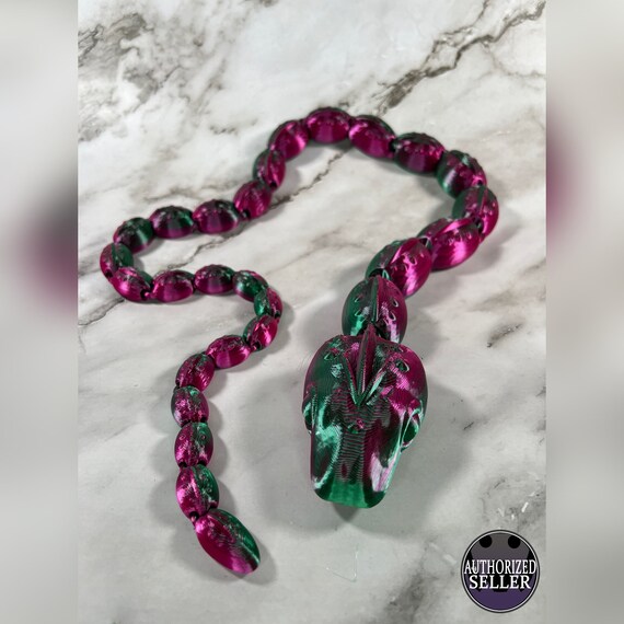 3d Printed Articulated Snake - Etsy