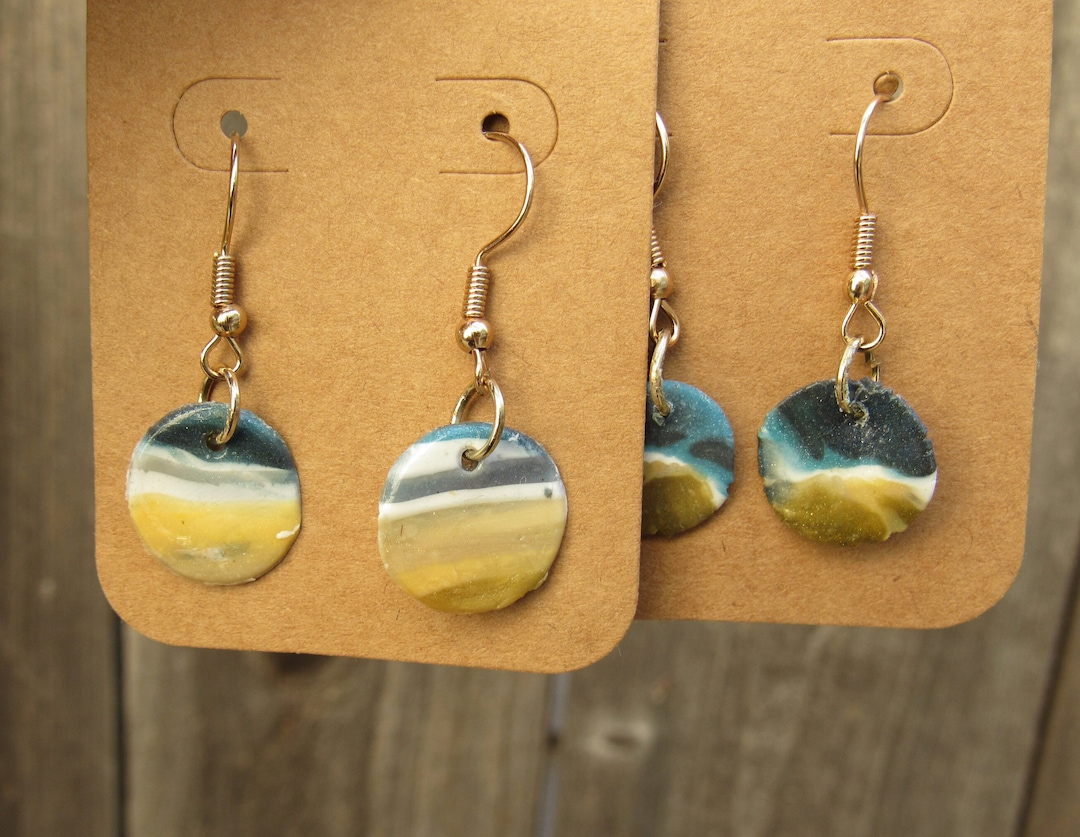 Beach Earrings Ocean Themed Jewelry Sea Clay Spring and Summer ...
