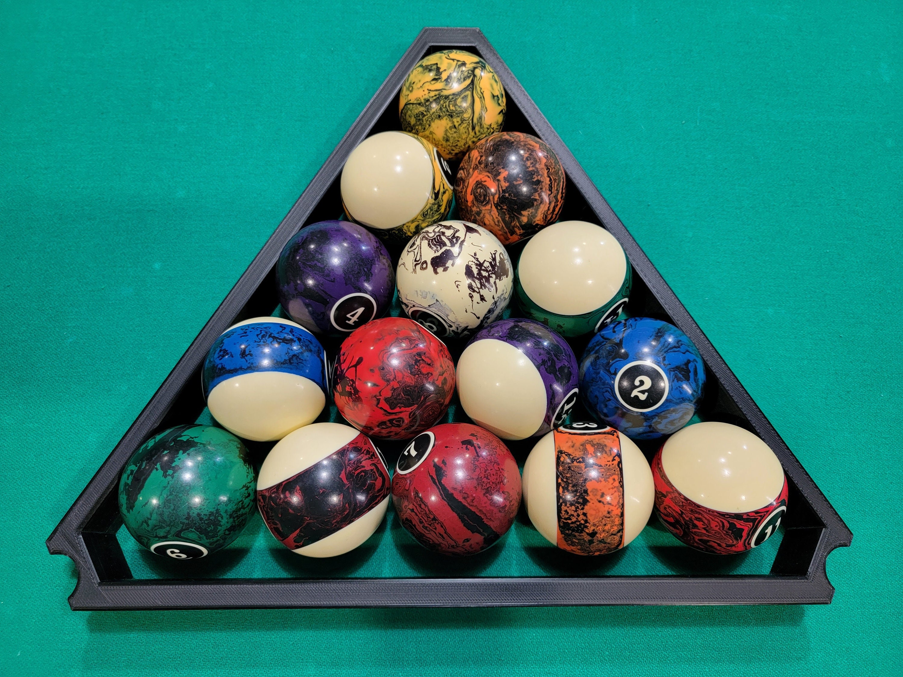 8 Ball Rack | Pool & Billiards Rack - Etsy