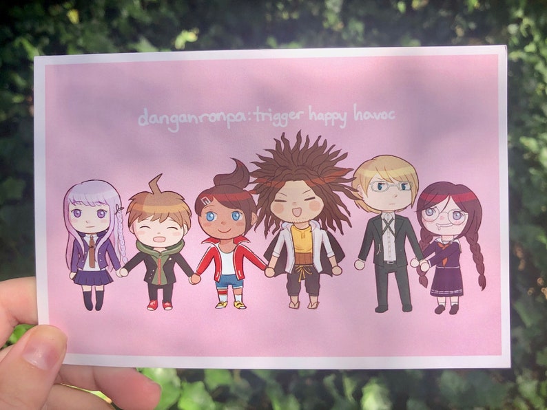 Danganronpa 1 Chibi Art Print: Trigger Happy Havoc (4x6) - Etsy