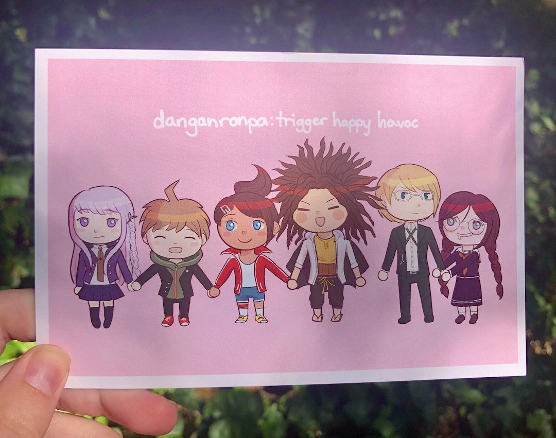 Danganronpa 1 Chibi Art Print: Trigger Happy Havoc (4x6) - Etsy