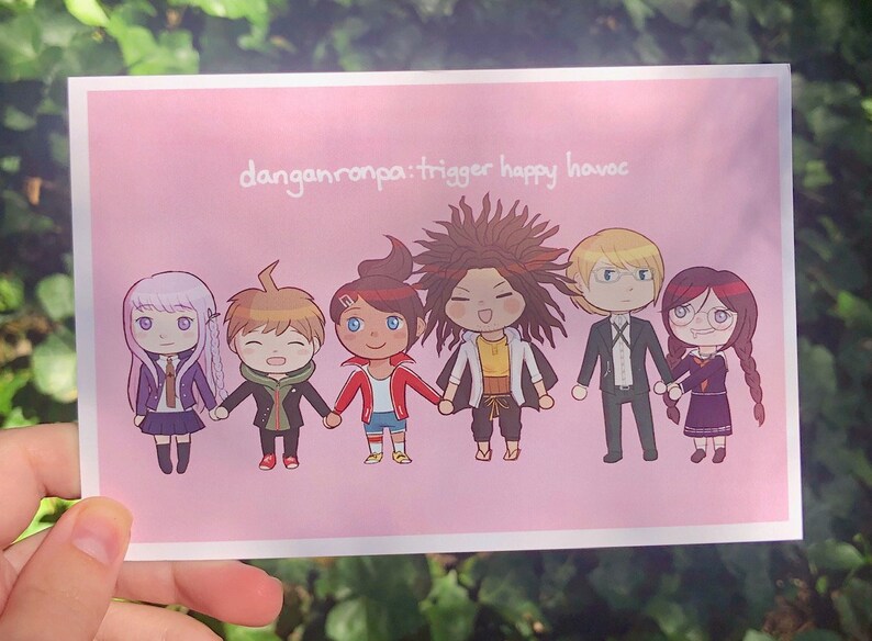 Danganronpa 1 Chibi Art Print: Trigger Happy Havoc (4x6) - Etsy