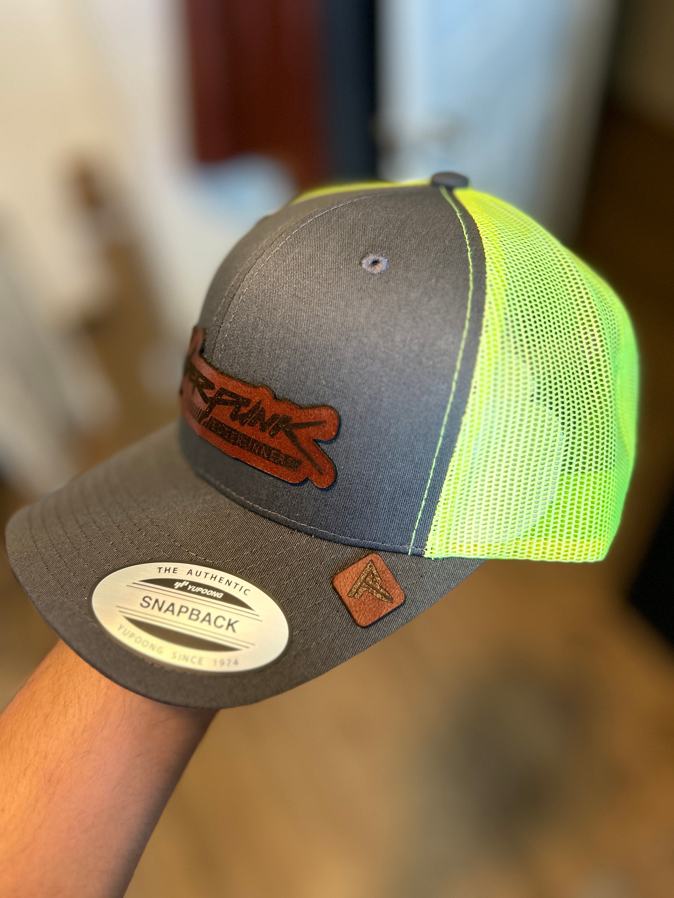 Cyberpunk Edgerunners Trucker Hat – Engraved Leather Patch, Anime Fan ...