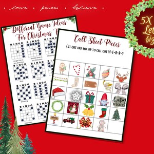 Christmas MERRY Bingo Game | Christmas Bingo Game | Instant Download - Etsy