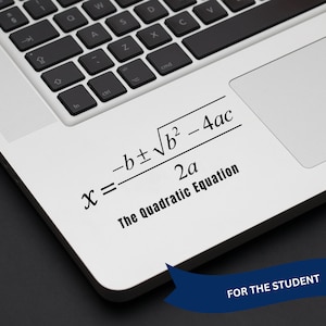 Quadratic Equation SVG and Cutting Files, Math Equation Art PNG and ...