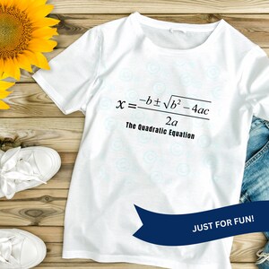 Quadratic Equation SVG and Cutting Files, Math Equation Art PNG and ...