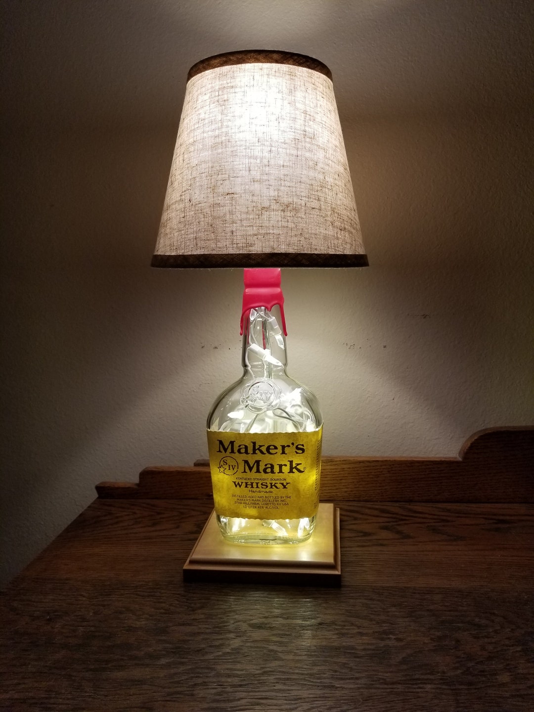 Maker's Mark Whisky 1L Bottle Lamp - Etsy