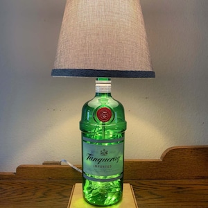 Tanqueray London Dry Gin 1L Bottle Lamp - Etsy