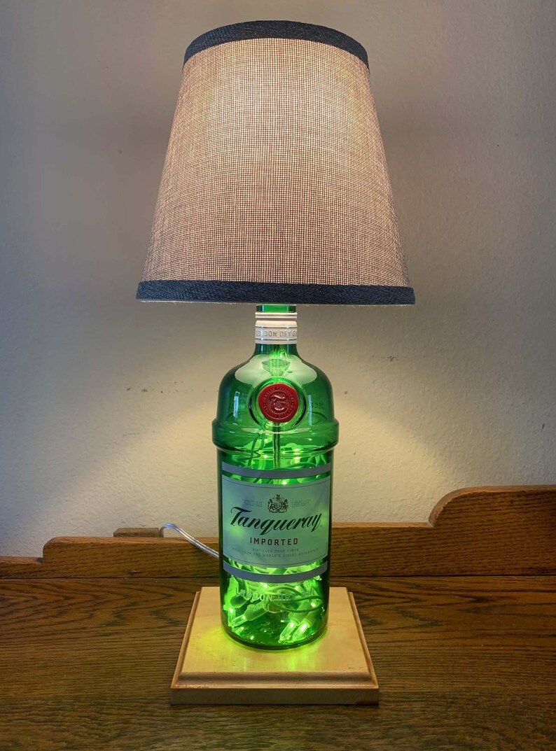 Tanqueray London Dry Gin 1L Bottle Lamp - Etsy