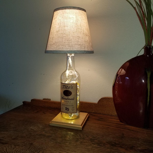 Alcohol Bottle Lamp - Etsy