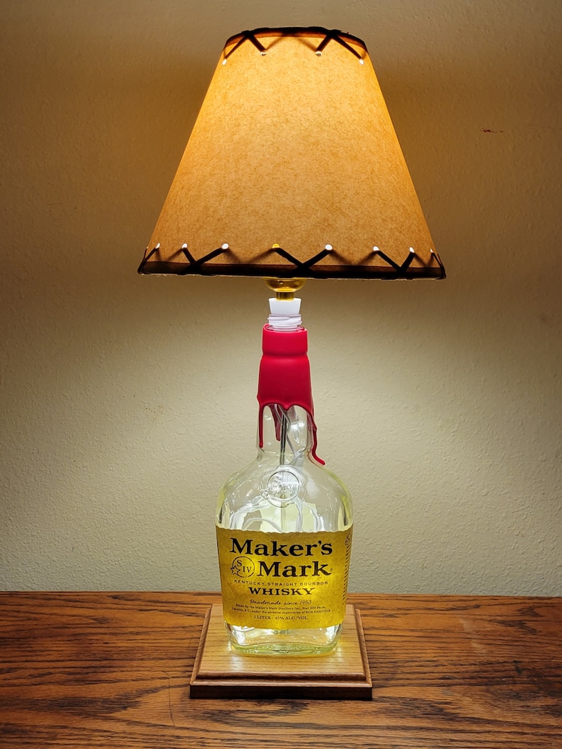 Maker's Mark Whisky 1L Bottle Lamp - Etsy