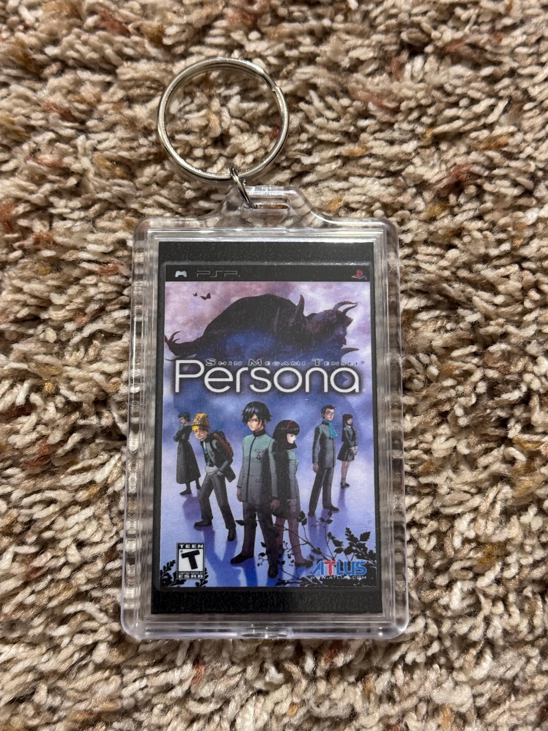 Shin Megami Tensei Persona "video Game Cover Art Custom Key Chain ...