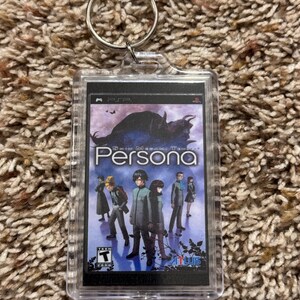 Shin Megami Tensei Persona "video Game Cover Art Custom Key Chain ...