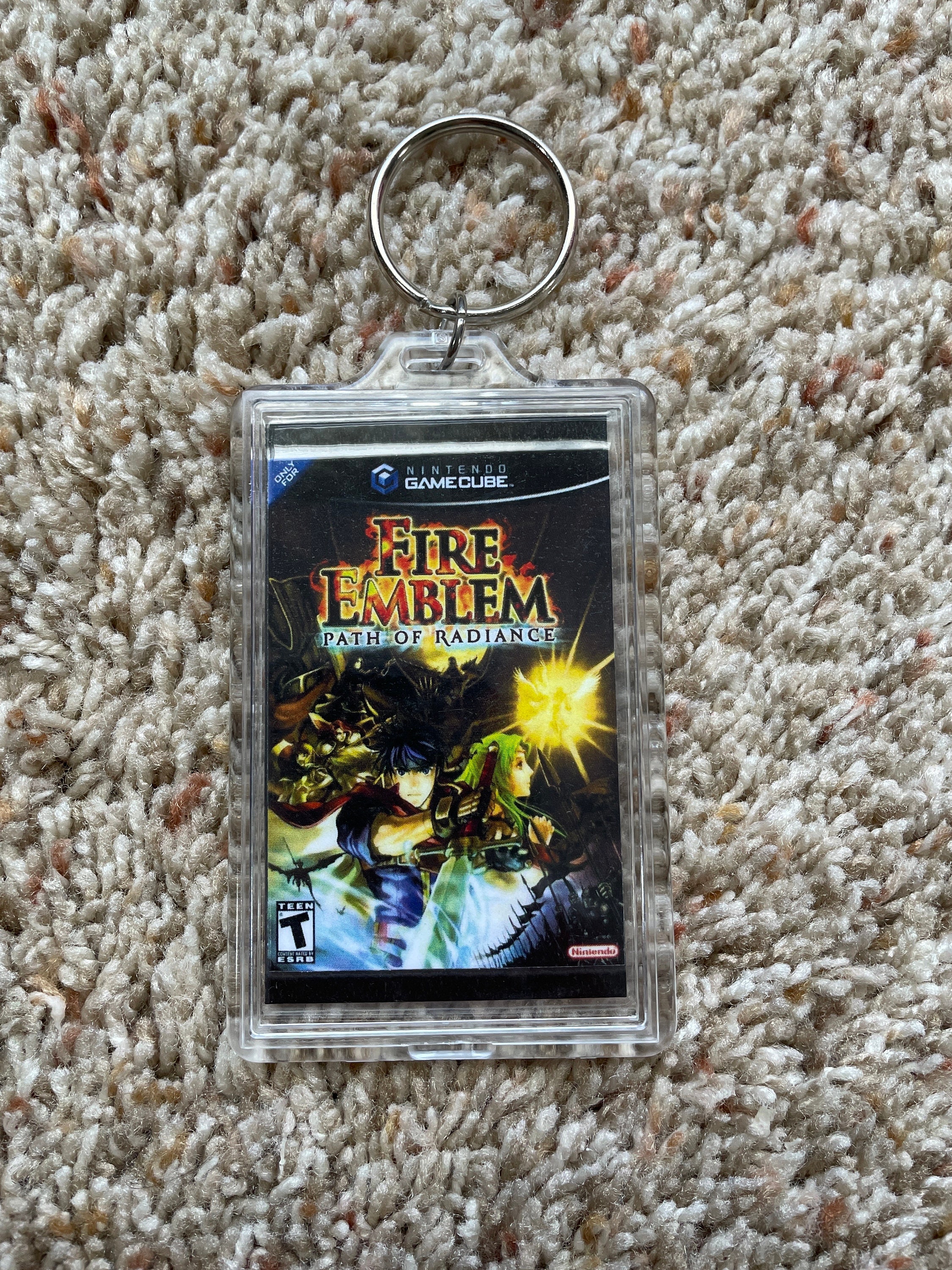 Fire Emblem Path of Radiance "video Game Cover Art Custom Key Chain ...
