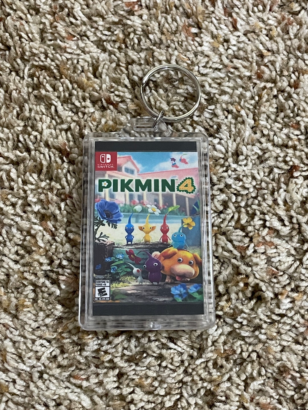 Pikmin 4 “ "video Game Cover Art Custom Key Chain Display, Christmas ...