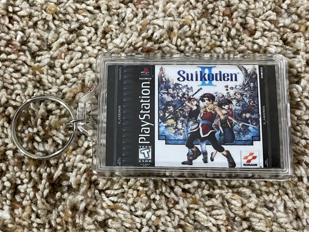 Suikoden II - Suikoden 2 "video Game Cover Art Custom Key Chain Display ...