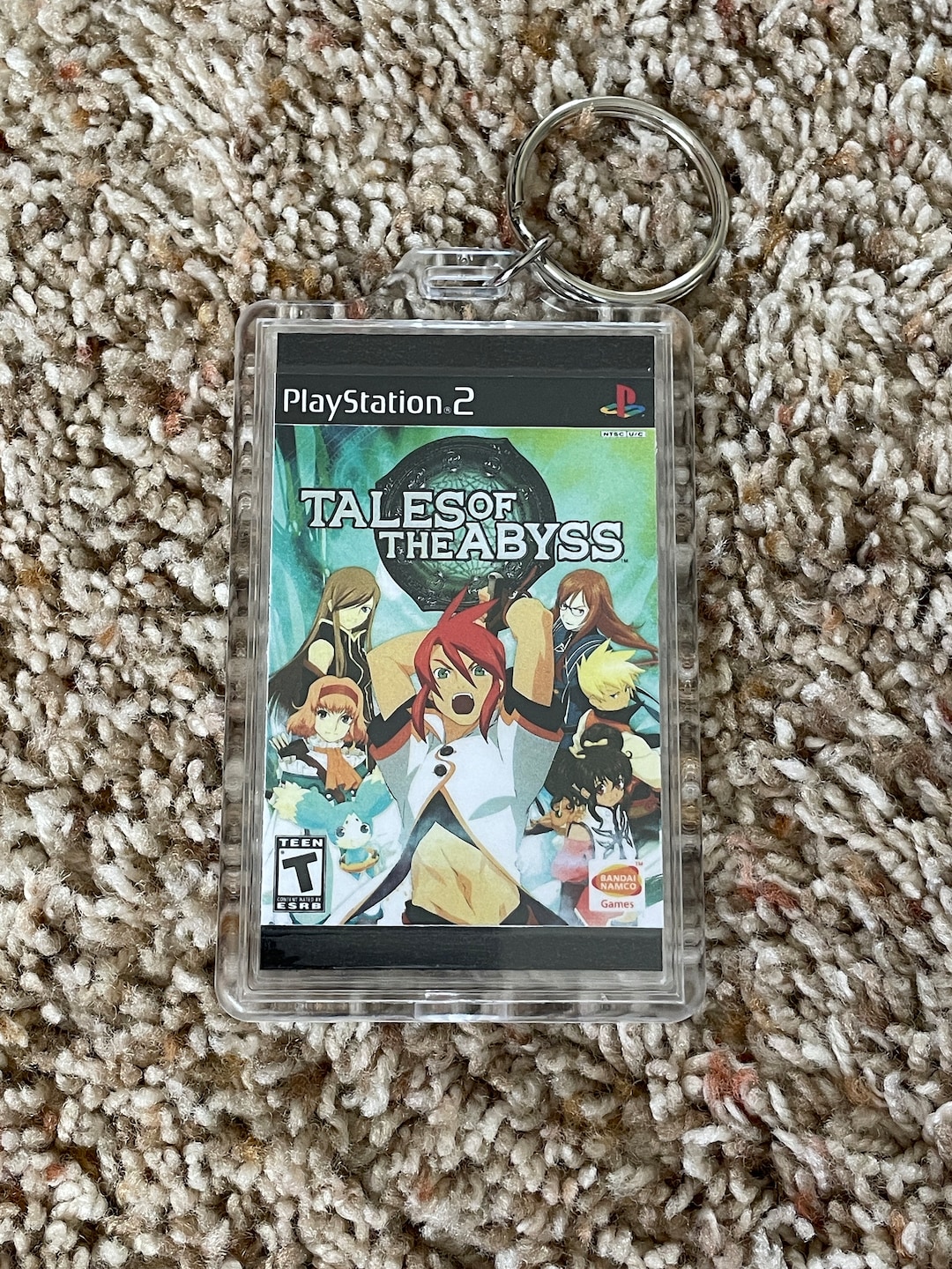 Tales of the Abyss "video Game Cover Art Custom Key Chain Display ...