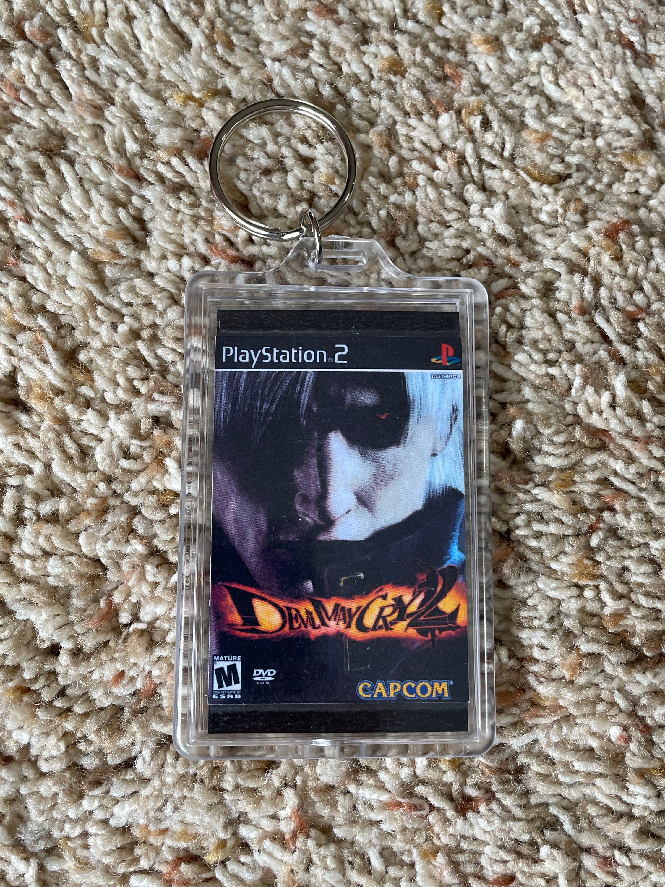 Devil May Cry 2 " "video Game Cover Art Custom Key Chain Display ...