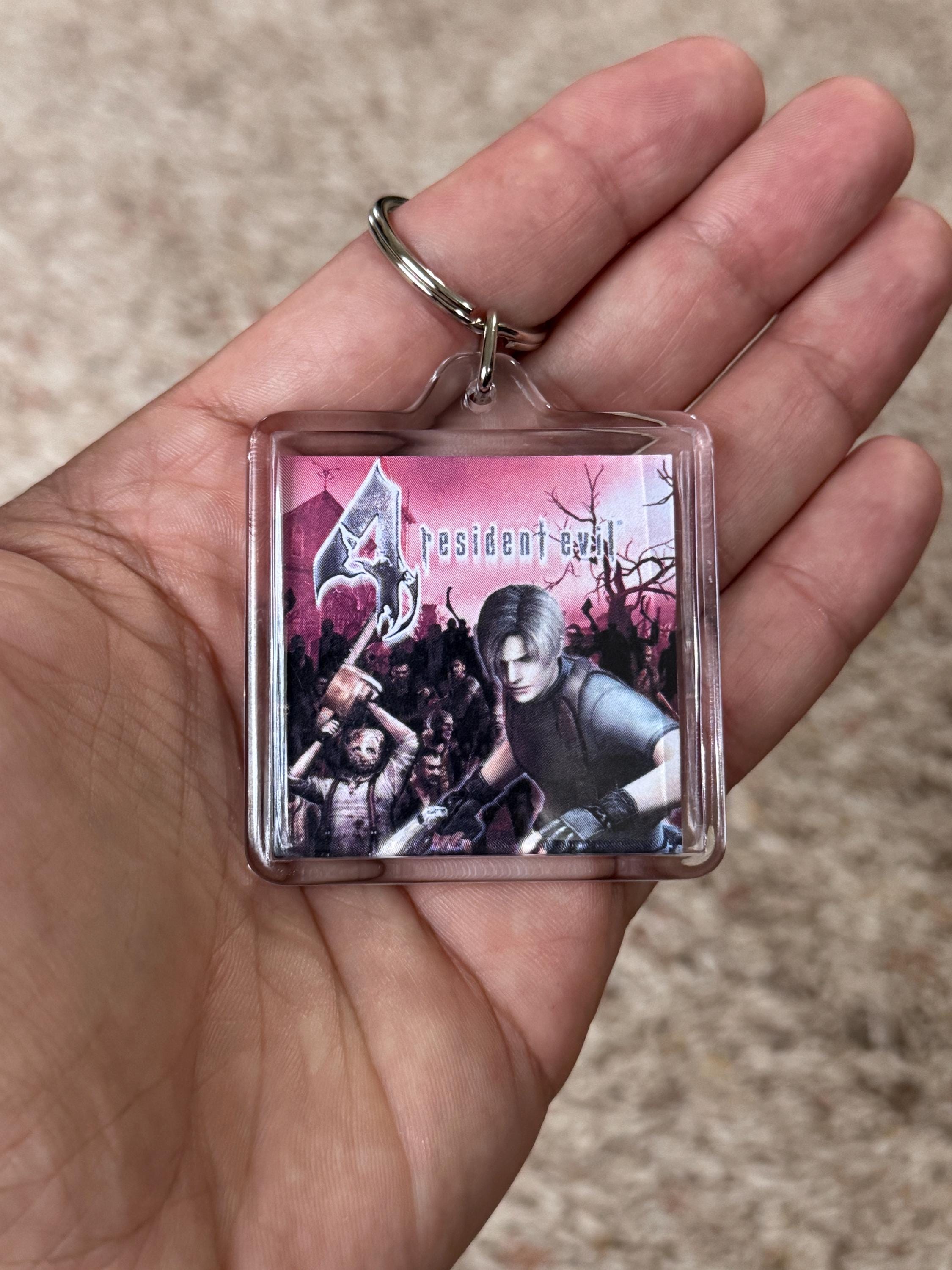 Resident Evil 4 Key Chains " RE4 " - Small Custom Videogame Art Cover ...