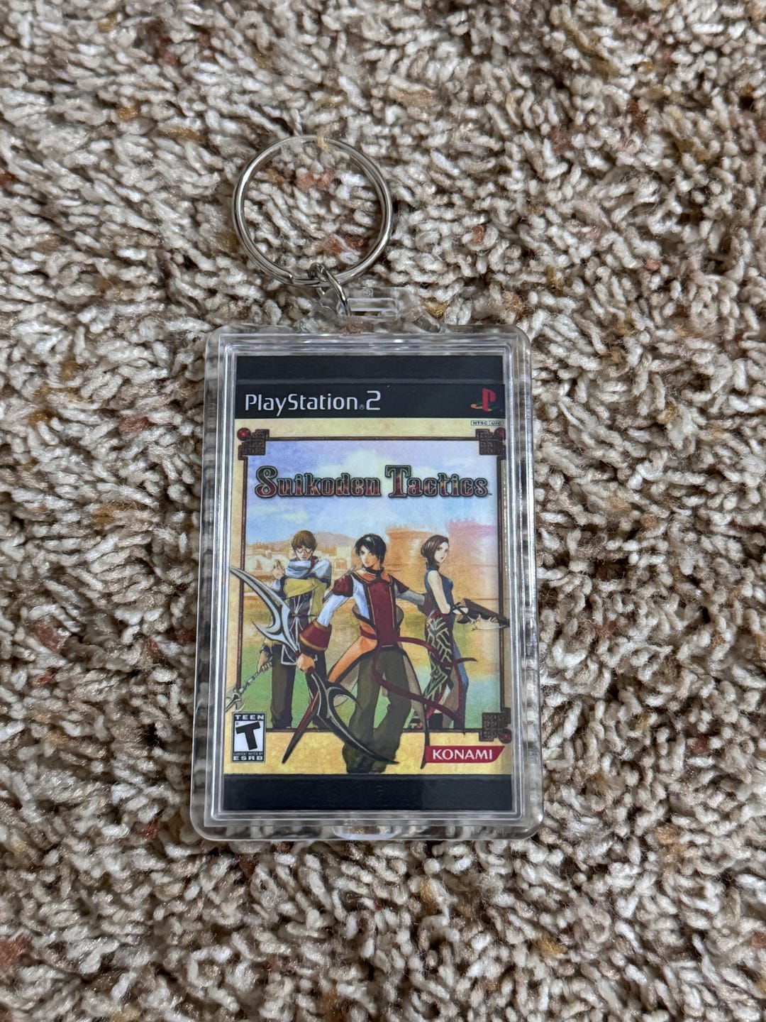 Suikoden Tactics "video Game Cover Art Custom Key Chain Display ...
