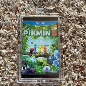 Pikmin 3 ""video Game Cover Art Custom Key Chain Display, Christmas ...