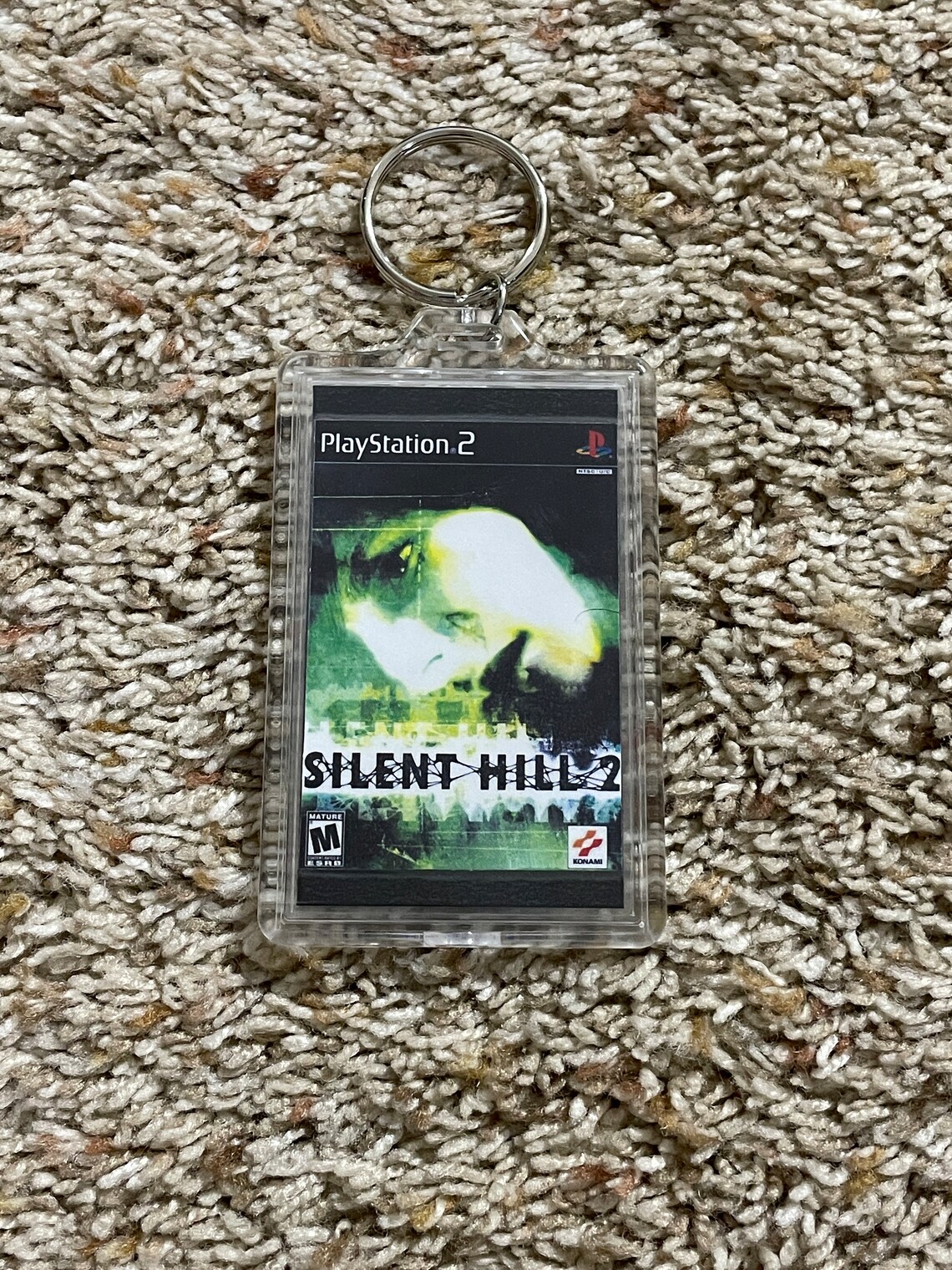 Silent Hill 2 video Game Cover Art Custom Key Chain Display, Christmas ...