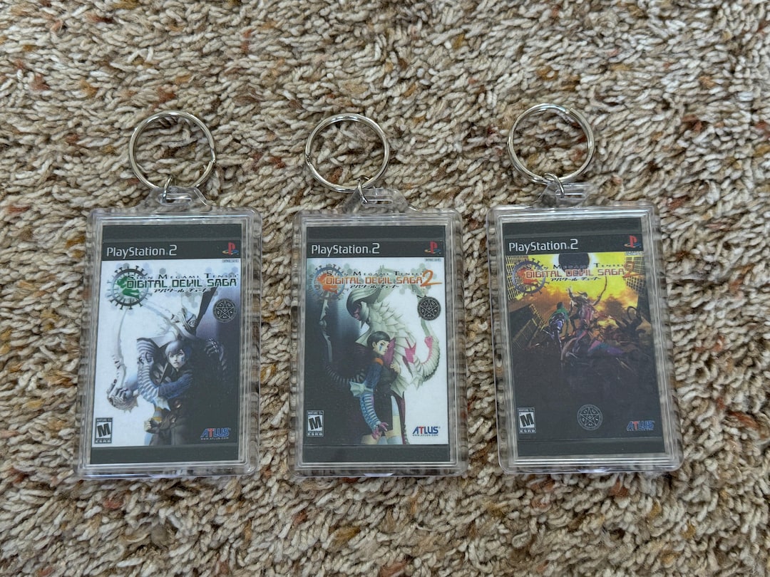 Shin Megami Tensei Digital Devil Saga 1 and 2 "video Game Cover Art ...