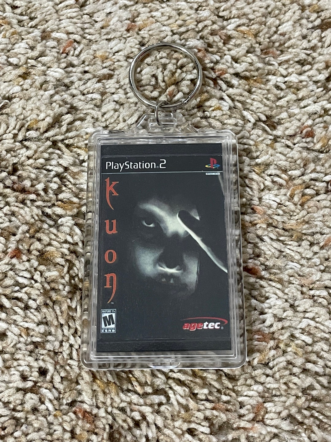 Kuon " "video Game Cover Art Custom Key Chain Display, Christmas Tree ...